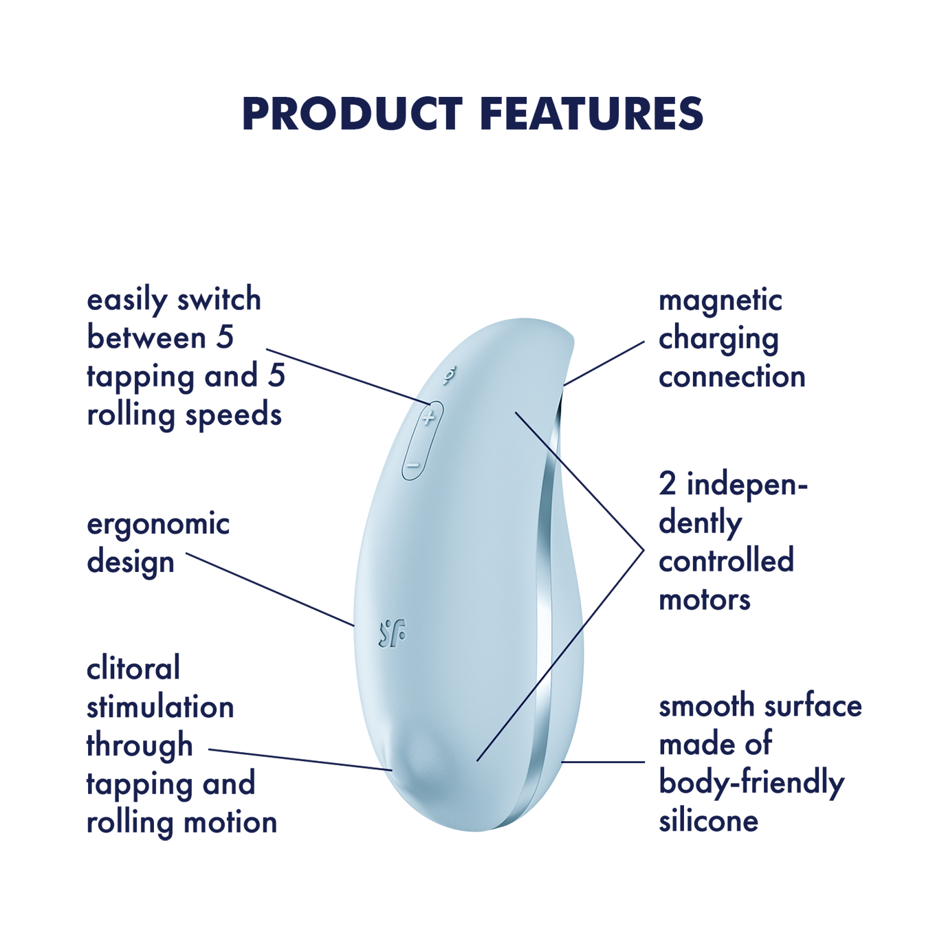 Satisfyer Tap & Roll | Lay-on Vibrators | Vibrators | Products ...