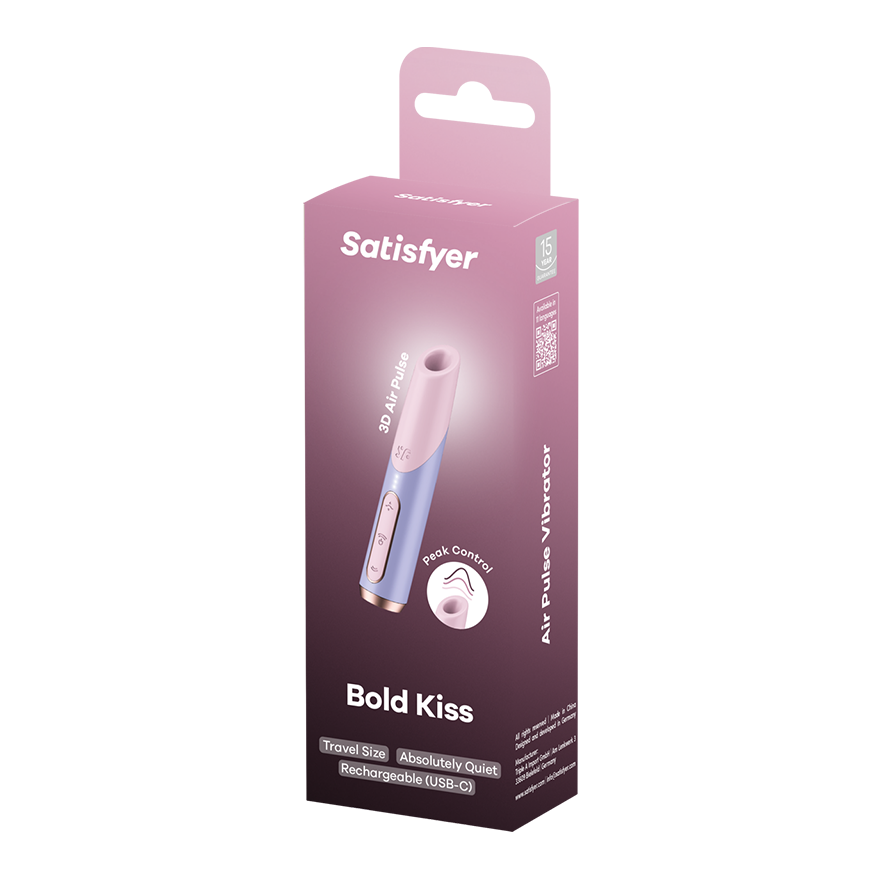 Satisfyer Bold Kiss | Wibratory wykorzystujące fale ciśnienia ...