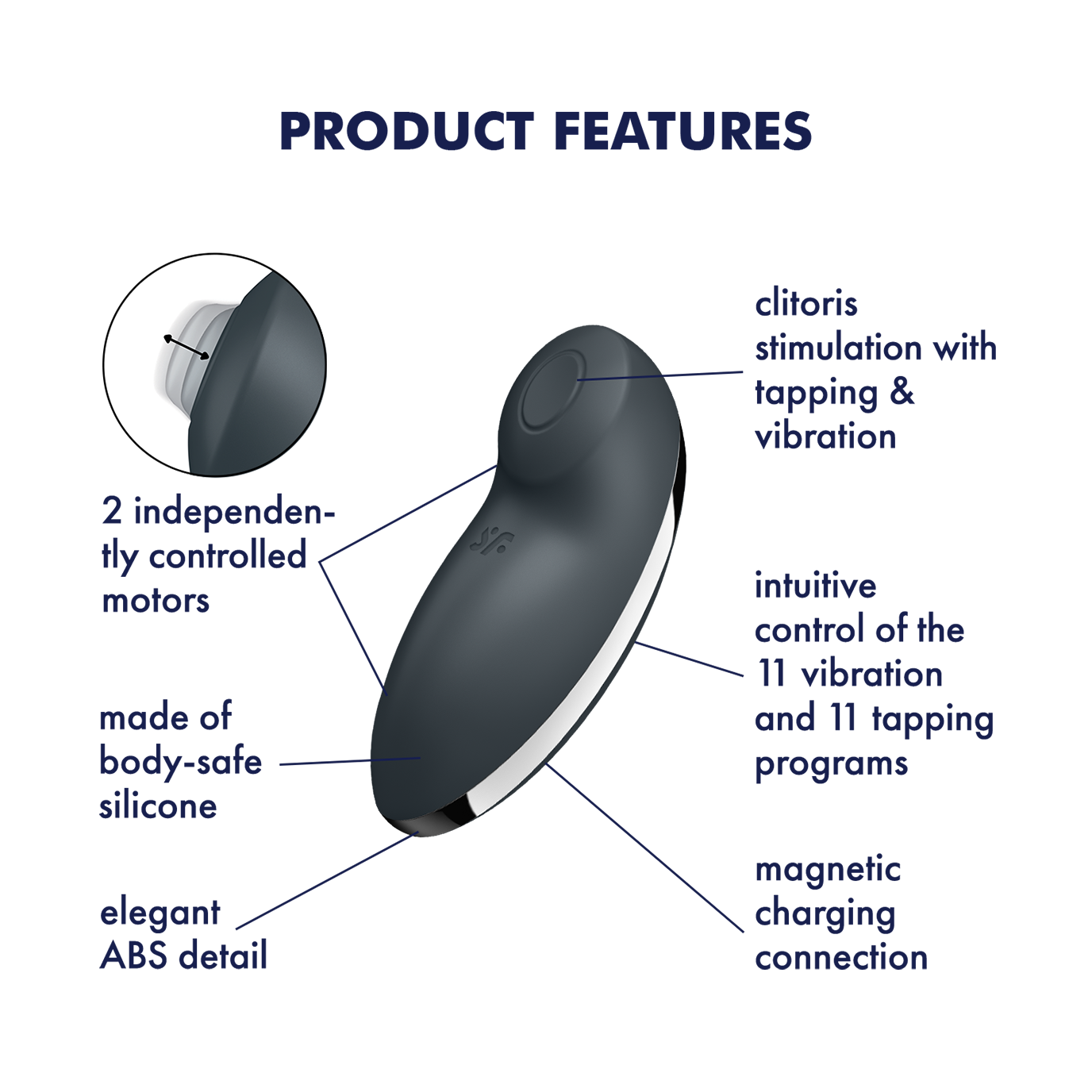 Satisfyer Tap & Climax 2 Auflegevibrator kaufen | Satisfyer DE | Satisfyer PT